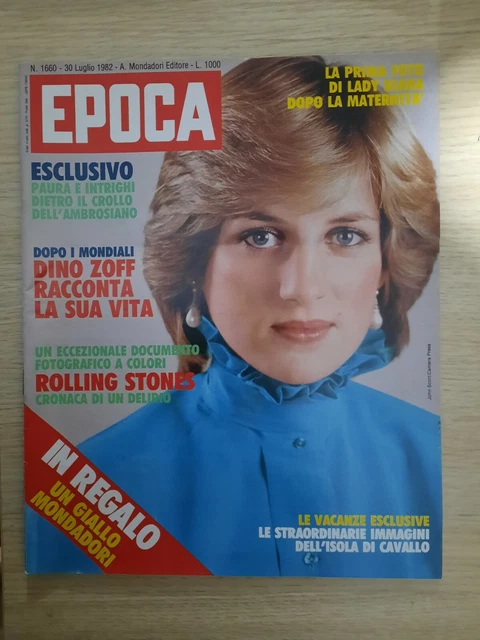 EPOCA 1982 LADY Diana=Brooke Shields=Rolling Stones=Sophie Marceau ...