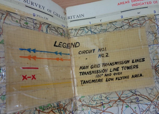 WW2 NO. 11 Group RAF 'LOW FLYING AREAS' map of "ENGLAND, SOUTH EAST AND ...