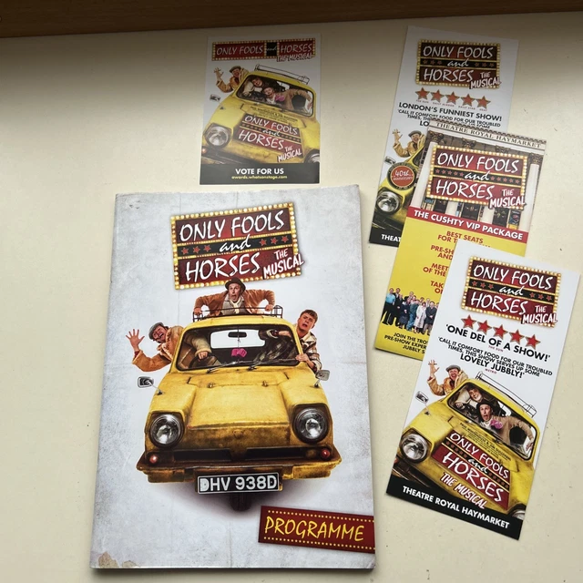 ONLY FOOLS AND HORSES The Musical Official theatre Programme And Flyers ...