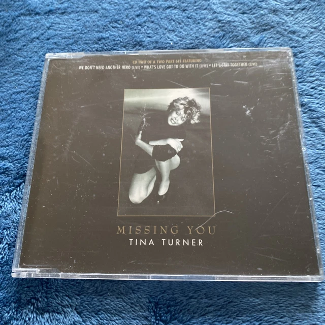 TINA TURNER - MISSING YOU CD CD CD single deux d'un ensemble de deux ...