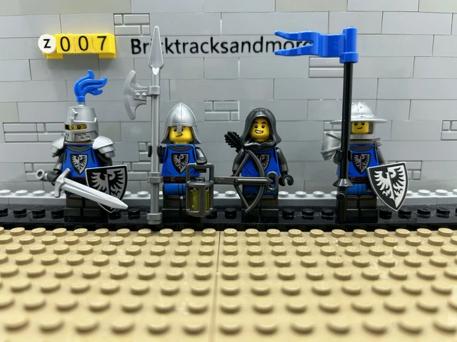 LEGO® RITTER MINIFIGUR Knights Battlepack Castle Falken Falcon NEU 4 ...