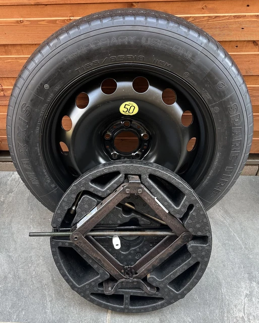 BMW X5 X6 Space Saver Temporary Spare Wheel Kit 155/90/R18 E70 E71 F15 ...