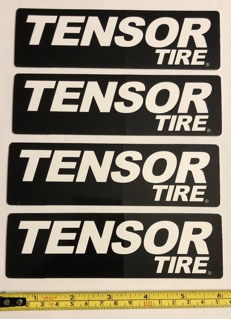 4 TENSOR TIRE STICKERS DECALS racing utv ultra4 powersport offroad bitd ...