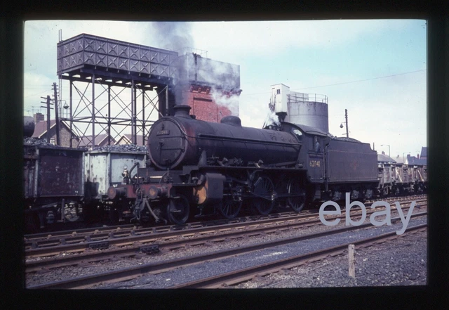 ORIGINAL 35MM SLIDE- ex LNER K1 - 62041 at West Hartlepool shed c.1966 ...
