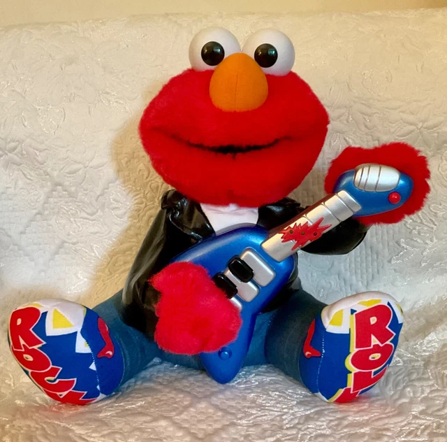 VINTAGE SESAME STREET Rock n Roll Elmo singing dancing 1998 VGC £25.00 ...