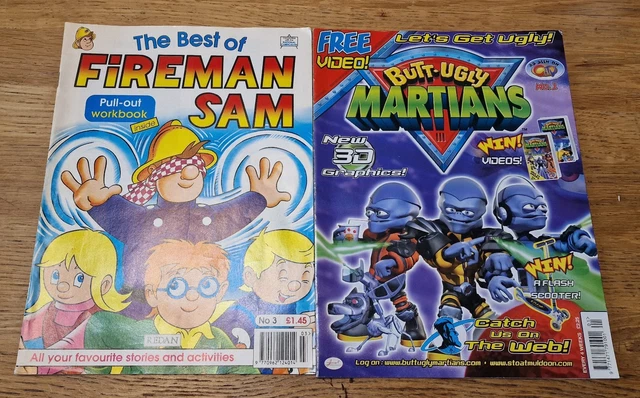 BUTT-UGLY MARTIANS COMIC - # 1 2001 & Fireman Sam #3 1991 £0.99 ...