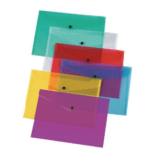 STUD CLOSING PLASTIC Folders Wallets A5,A4,A3 Choice Of Colours £4.60 ...