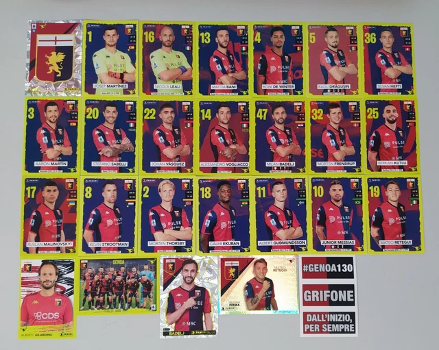 PANINI CALCIATORI 2023 2024 Squadra Completa 26 Figurine Genoa EUR 7,90 - PicClick IT