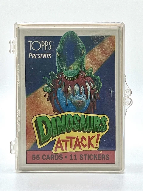 1988 DINOSAURS ATTACK Complete 55-Card Set + Complete Set Of 11 ...