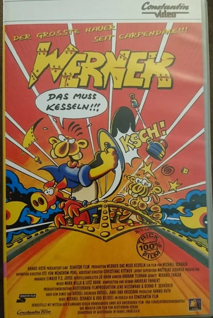 WERNER ☀DAS MUSS kesseln! VHS 📼 Film 🎥Video Vintage Kult Beinhart Bölkstoff EUR 1,00 - PicClick DE
