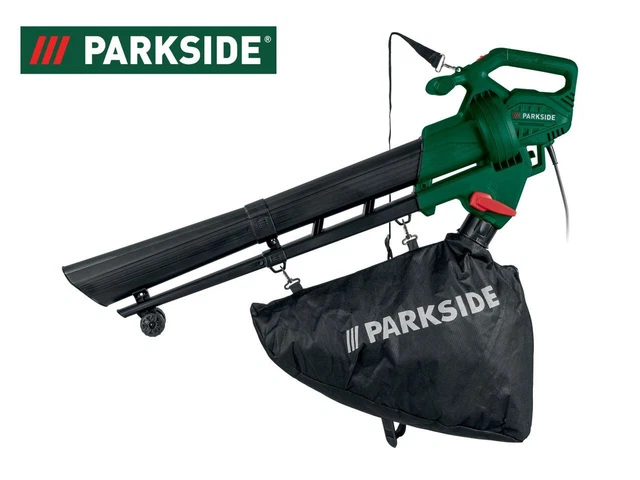 PARKSIDE 3IN1 ELECTRIC Leaf Blower Vacuum & Integrated Shredding ...