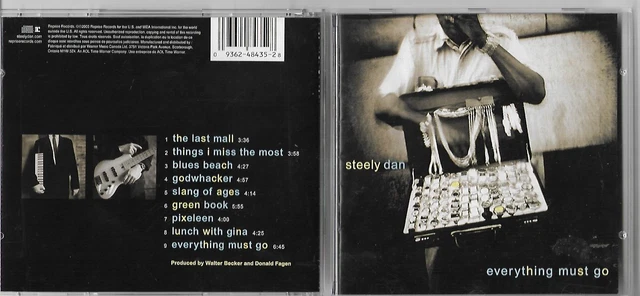 STEELY DAN EVERYTHING Must Go Cd 9 Pistes EUR 8,20 - PicClick FR