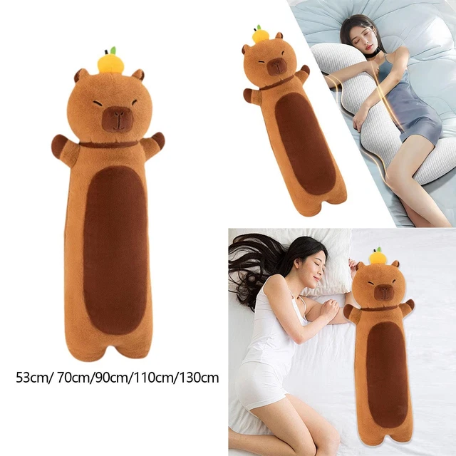 LONG CAPYBARA PLUSH Pillow Capybara Plush Decoration Snuggling Cute ...