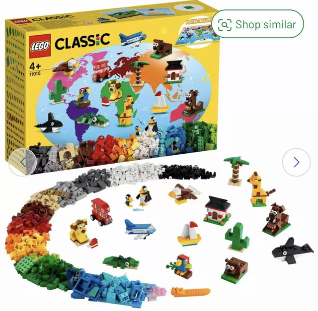 LEGO CLASSIC AROUND the World (11015)( Box Is Damaged ) £45.00 ...