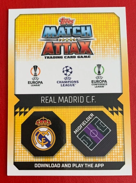 LUKA MODRIC REAL Madrid 2022-23 Topps Match Attax Styler Foil Trading ...