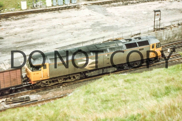 UK DIESEL TRAIN Railway Photograph Of Class 47 Loco 47186. Rm47-298 £1. ...