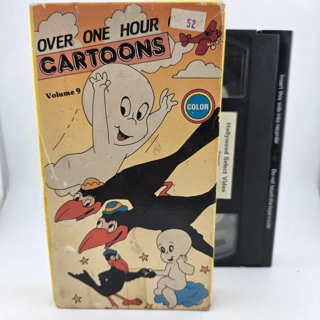 OVER ONE HOUR Of Cartoons VHS 1987 Casper Robin Hood Talking Magpies £ ...