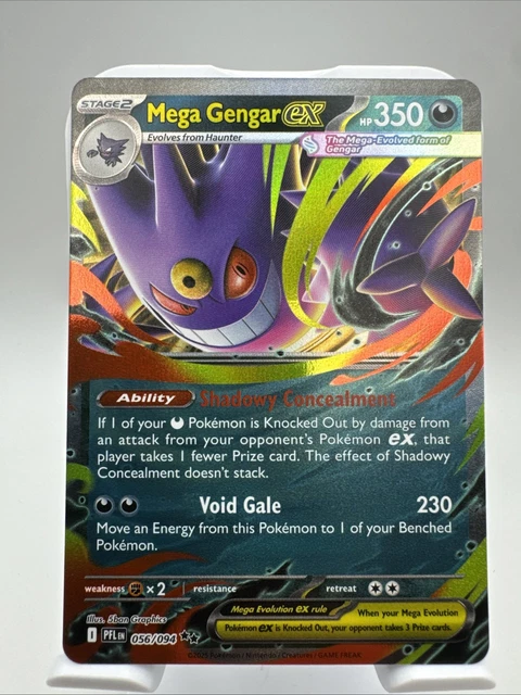 MEGA GENGAR EX 056/094 Me02: Phantasmal Flames Holo £3.12 - PicClick UK