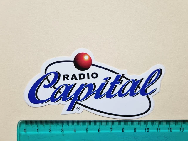 ADHESIVE RADIO CAPITAL Sticker Autocollant Vintage 80s Original £11.24 ...
