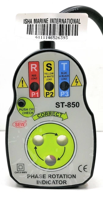 SEW 8PK-ST850 INDICATORE sequenza di fase Analizzatore trifase 9514334 ...