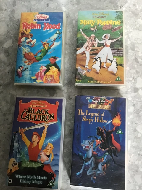 4 X COLLECTIBLE Walt Disney Classics VHS Video Tapes Bundle £10.08 - PicClick UK