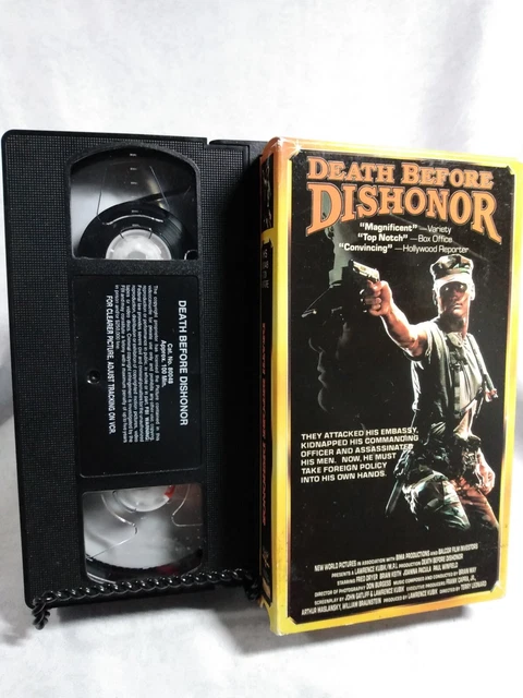 DEATH BEFORE DISHONOR (VHS, 1991) Fred Dryer, Brian Keith, Joanna ...