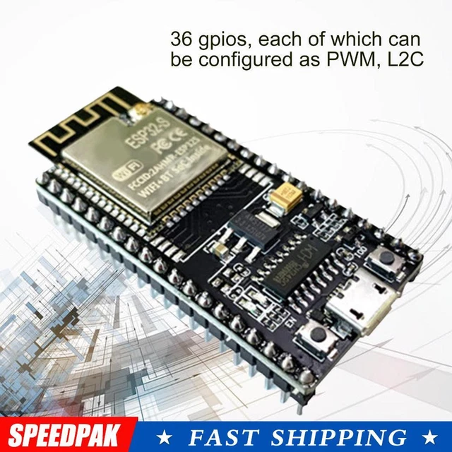 ESP-32S ESP-WROOM-32E NODEMCU scheda di sviluppo WiFi porta seriale ...