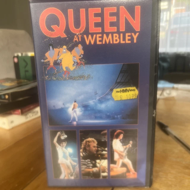 QUEEN LIVE AT Wembley (VHS, 1990) - new £7.00 - PicClick UK
