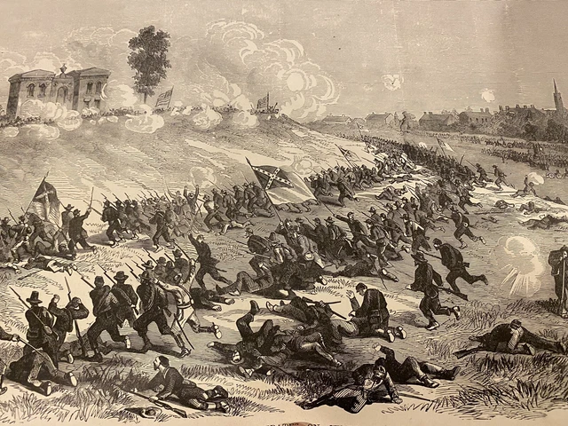 CIVIL WAR HAND drawn battle scenes and generals Portraits (60) 4 X 6 ...