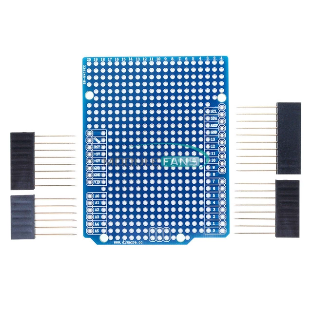PROTOTYPE PCB FOR Arduino UNO R3 Shield Breadboard DIY Board 2.54mm ...