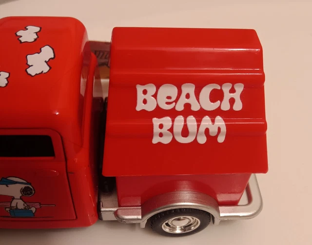 🚗🐶🏖️ SET OF "Peanuts" Snoopy Charlie Brown Bus & Truck w/ Snoopy's Dog ...