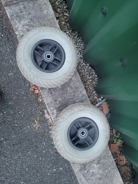 2 X MOBILITY Scooter Pride Go go Elite Traveller Wheels Solid Tyres ...
