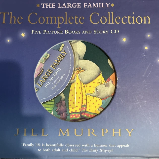 LARGE FAMILY COMPLETE Book Collection + Dvd by Murphy Jill (Novelty ...