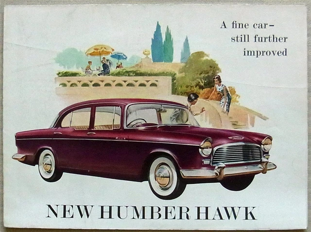 HUMBER HAWK SERIES III Car Sales Brochure 1962-63 #892/H £14.99 ...