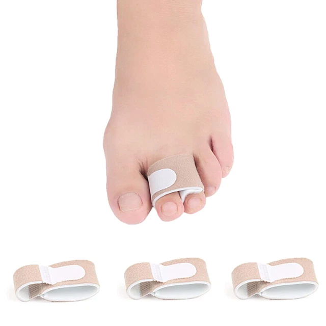 TOE SEPARATOR SPLINT Overlapping Finger Brace Bandage Straightener ...