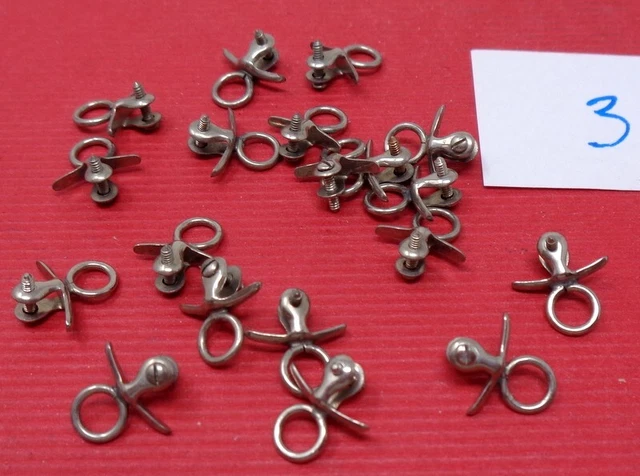 TRES RARE LOT de pieces détachées pour lorgnons , pinces nez , tres ...