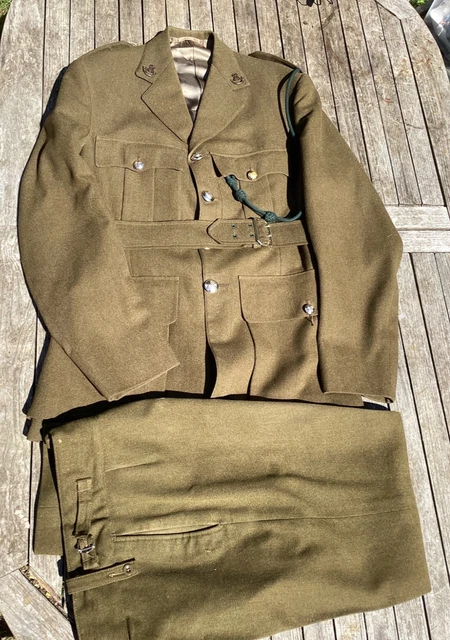 VINTAGE ORIGINAL POST ww2 OX & Bucks officers full uniform , British ...