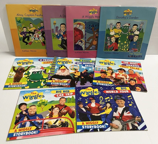 9X THE WIGGLES A Wiggly Storybook Series + Og Library Books Childrens ...