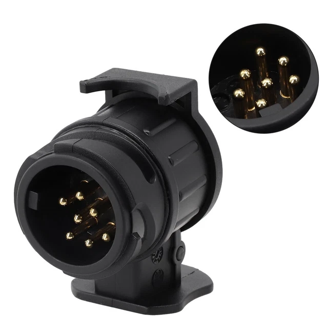 ADAPTATEUR CAMION REMORQUE de haute qualit 13 7 broches assure un ...