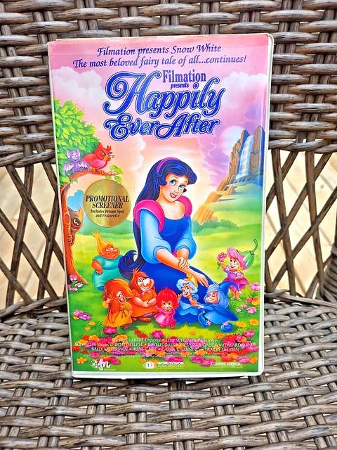 HAPPILY EVER AFTER VHS Promotional Screener! Snow White 1993 Dom ...
