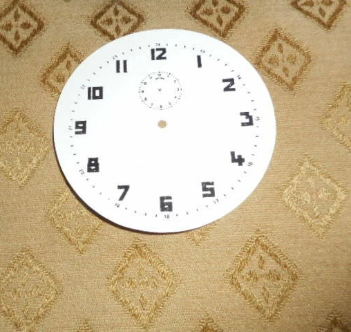 ALARM ARABIC CLOCK Dial Paper Card White Gloss 73mm Minute Track £3.68 ...