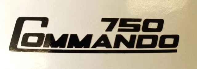 (NORTON) COMMANDO 750 850 stickers pair pannier sidecar side-panel ...