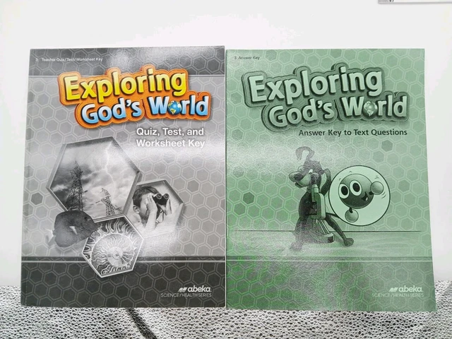 ABEKA EXPLORING GODS World Quiz, Test And Worksheet Key/ Answer Key To ...