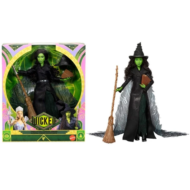 MATTEL WICKED: PART 2 of Universal Pictures Elphaba Deluxe Fashion Doll ...