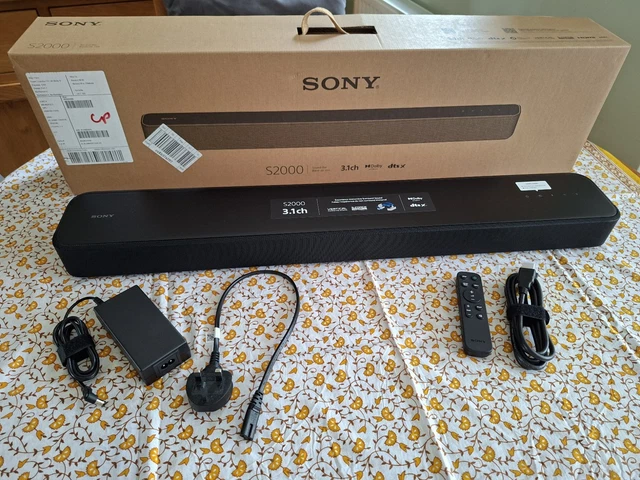 SONY HT-S2000 3.1CH eARC Soundbar - Bluetooth, Dolby Atmos & DTS X £210 ...