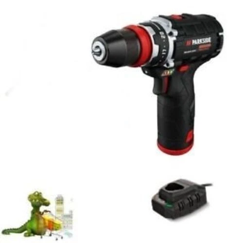 PARKSIDE PERFORMANCE 12V Wireless Screwdriver Drill + 1 BATTERY ...