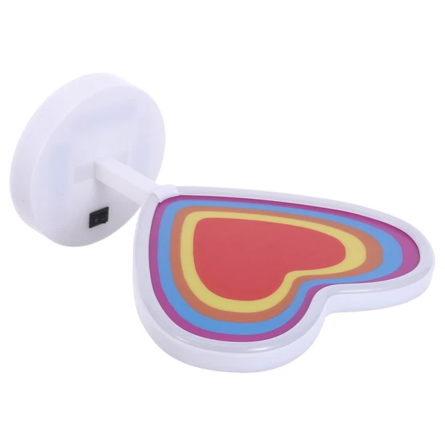 LED NEON HEART Sign: Romantic Battery-Powered Nightlight - Heart-Shaped ...