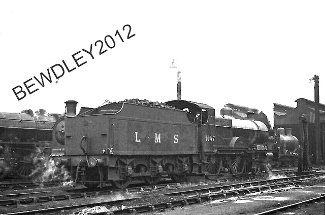 CASSERLEY NEGATIVE 35MM PRE BR LNER 1147 ON PERTH SHED SCOTLAND 17/10 ...