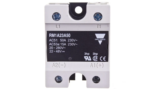 SINGLE-PHASE SOLID-STATE RELAY 24-265V AC 50A 20-280VAC/22-48VDC ...