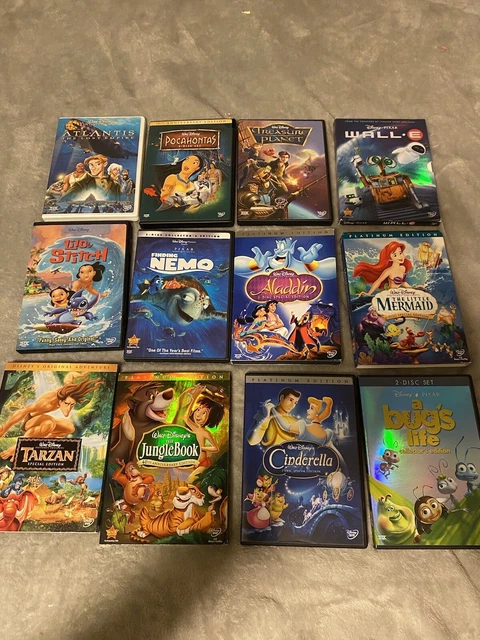 12 WALT DISNEY DVDs, Preowned In Excellent Condition £23.73 - PicClick UK